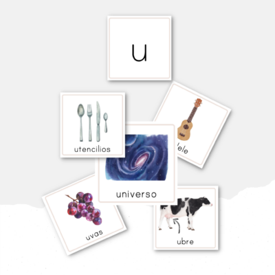 Flashcards Sonido Inicial : Vocal u – Sweet Home Learning