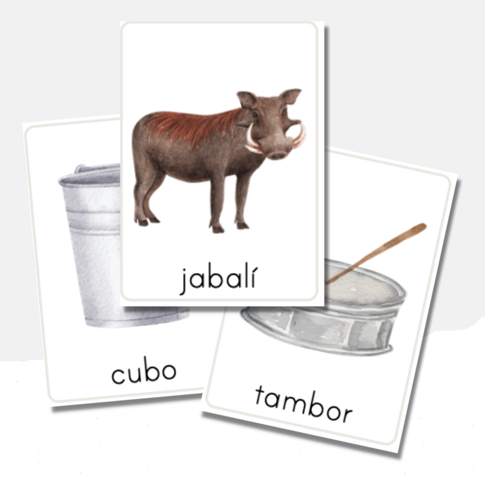 Tarjetas: Fonema /b/ medial – Sweet Home Learning