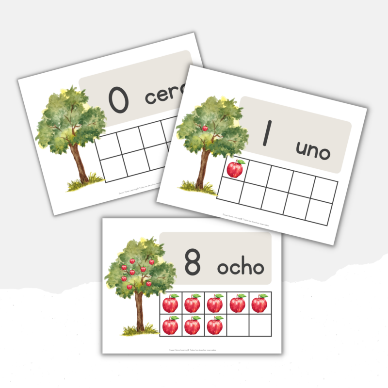Contando Manzanas del 0-10 – Sweet Home Learning